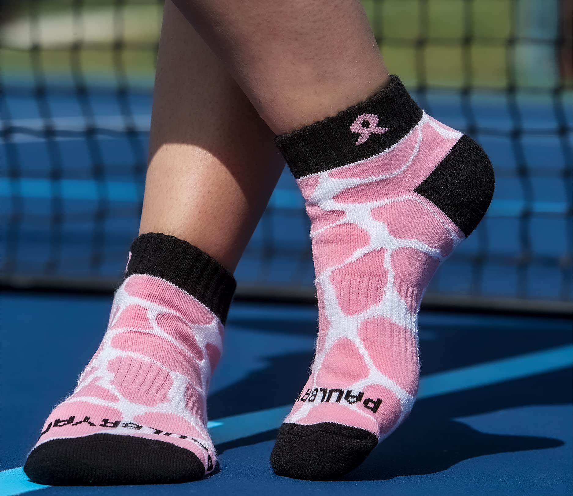 Paul Bryan Pink Ribbon Breast Cancer Awareness Socks (Cotton, Pink)