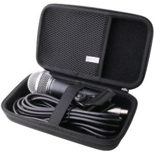 waiyu hard eva carrying case for shure sm58 cardioid dynamic vocal microphone ，shure brand multiple models of microphones case