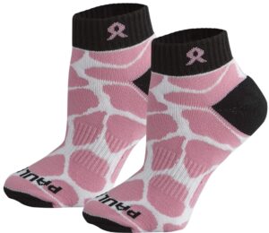 paul bryan pink ribbon breast cancer awareness socks (cotton, pink)