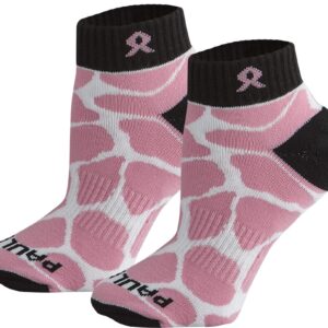 Paul Bryan Pink Ribbon Breast Cancer Awareness Socks (Cotton, Pink)