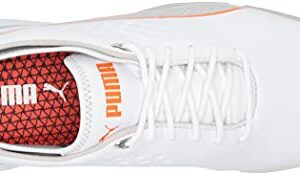 PUMA Men's Proadapt Delta Golf Shoe, White-Gray Violet, 12