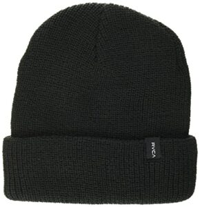 rvca mens knit beanie hat, rvca beanie/black, one size us