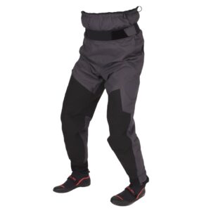 level six surge semi-dry paddling pants-charcoal-xl