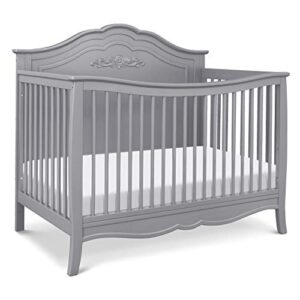 davinci fiona 4-in-1 convertible crib in grey, greenguard gold certified