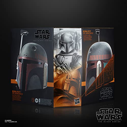 STAR WARS The Black Series Boba Fett (Re-Armored) Premium Electronic Helmet, The Mandalorian Roleplay Collectible for Kids Ages 14 and Up