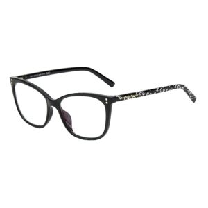 kate spade new york women's kate spade female optical style aubree cat eye reading glasses, black/demo lens, 53mm, 16mm + 0