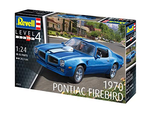 Revell 07672 1970 Pontiac Firebird 1:24 Scale Unbuilt/Unpainted Plastic Model Kit