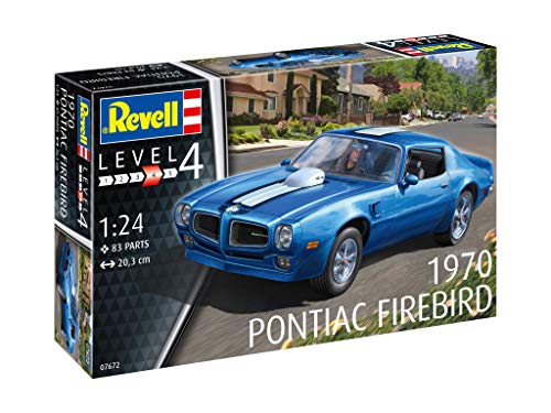 Revell 07672 1970 Pontiac Firebird 1:24 Scale Unbuilt/Unpainted Plastic Model Kit