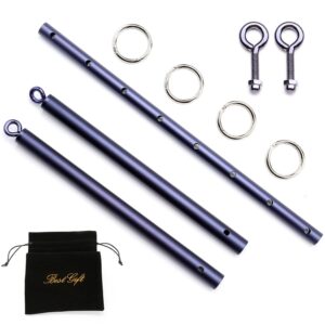 exreizst expandable purple blue spreader bar set adjustable bar training tools set