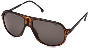 carrera unisex adult safari65 sunglasses, brown/polarized gray, 62mm 15mm us