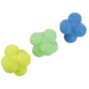 Yaegoo 6 PCS Reaction Balls Rubber Reaction Bounce Balls for Hand-Eye Coordination, Agility & Speed Reflex Training