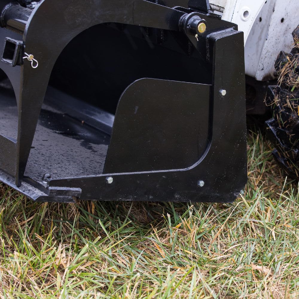 Titan Attachments Skid Steer 72-in Demolition Grapple Bucket Attachment, Heavy-Duty Series