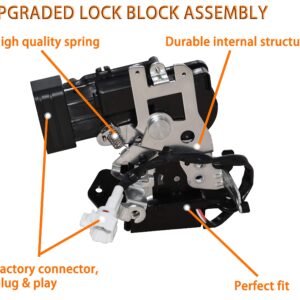 FOKES Liftgate Lock Actuator Rear Trunk Hatch Tailgate Latch with Actuator Compatible with Toyota Sequoia2001-2007, Rear Liftgate Latch Hatch Tailgate Trunk Lock Assy,Replaces# 69301-0C010 64680-0C010