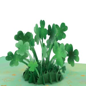 lovepop saint patrick's day lucky clover pop up card - 3d cards, st. patrick's day card, lucky clover, st. patrick's day, happy st. patrick’s day card