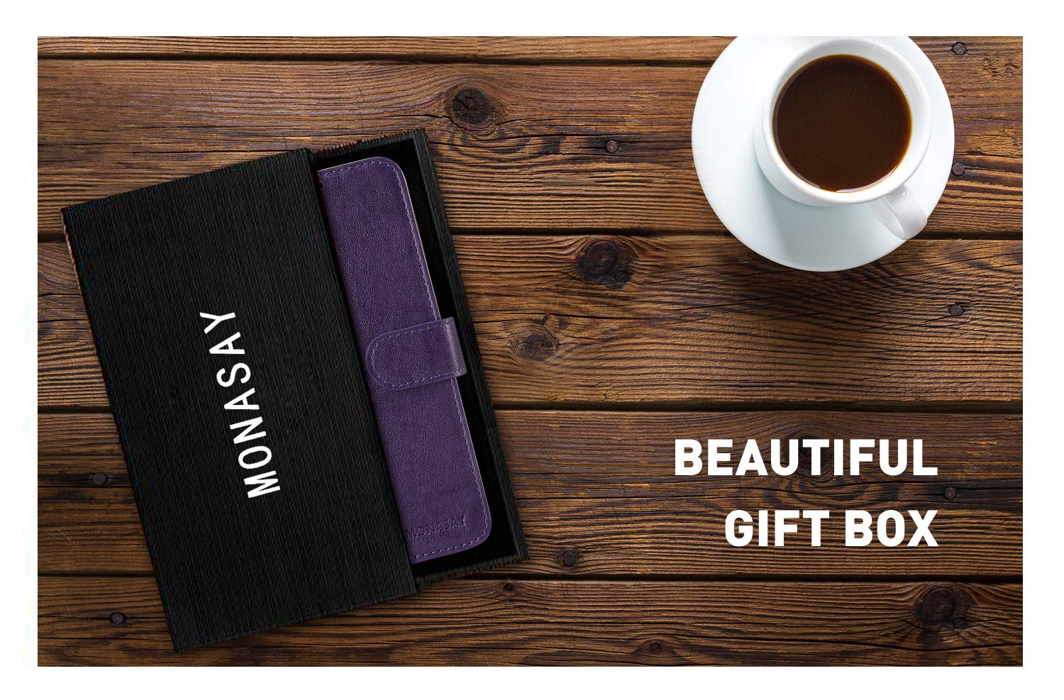 MONASAY Wallet Case Compatible for Galaxy S21 5G, 6.2 inch,[Screen Protector Included][RFID Blocking] Flip Folio Leather Cell Phone Cover with Credit Card Holder, Purple