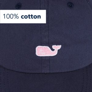 vineyard vines Men's Whale Logo Baseball Hat, Vineyard Navy, One Size