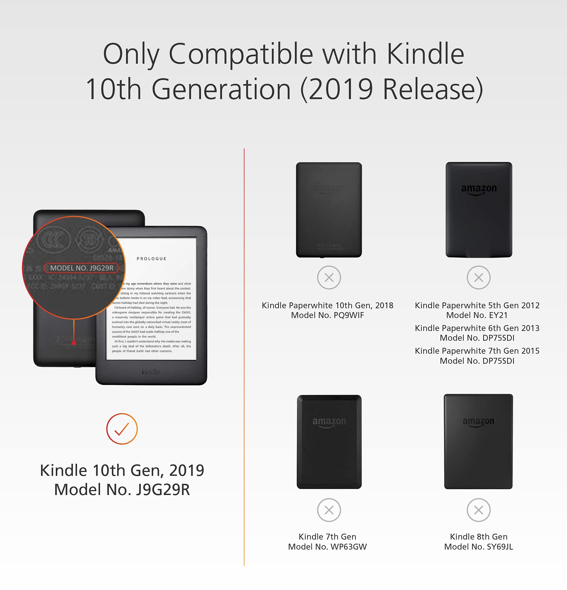 Made For Amazon Case, in Raspberry, with Screen Protector for Kindle 10th Generation - 2019 release