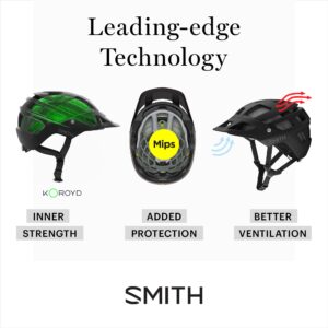 SMITH Session MTB Cycling Helmet – Adult Mountain Bike Helmet with MIPS Technology + Koroyd Coverage – Lightweight Impact Protection for Men & Women – Adjustable Visor – Matte Black, Large