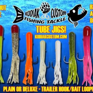 Kodiak 6" Tube Jig WH/RE 0.5oz