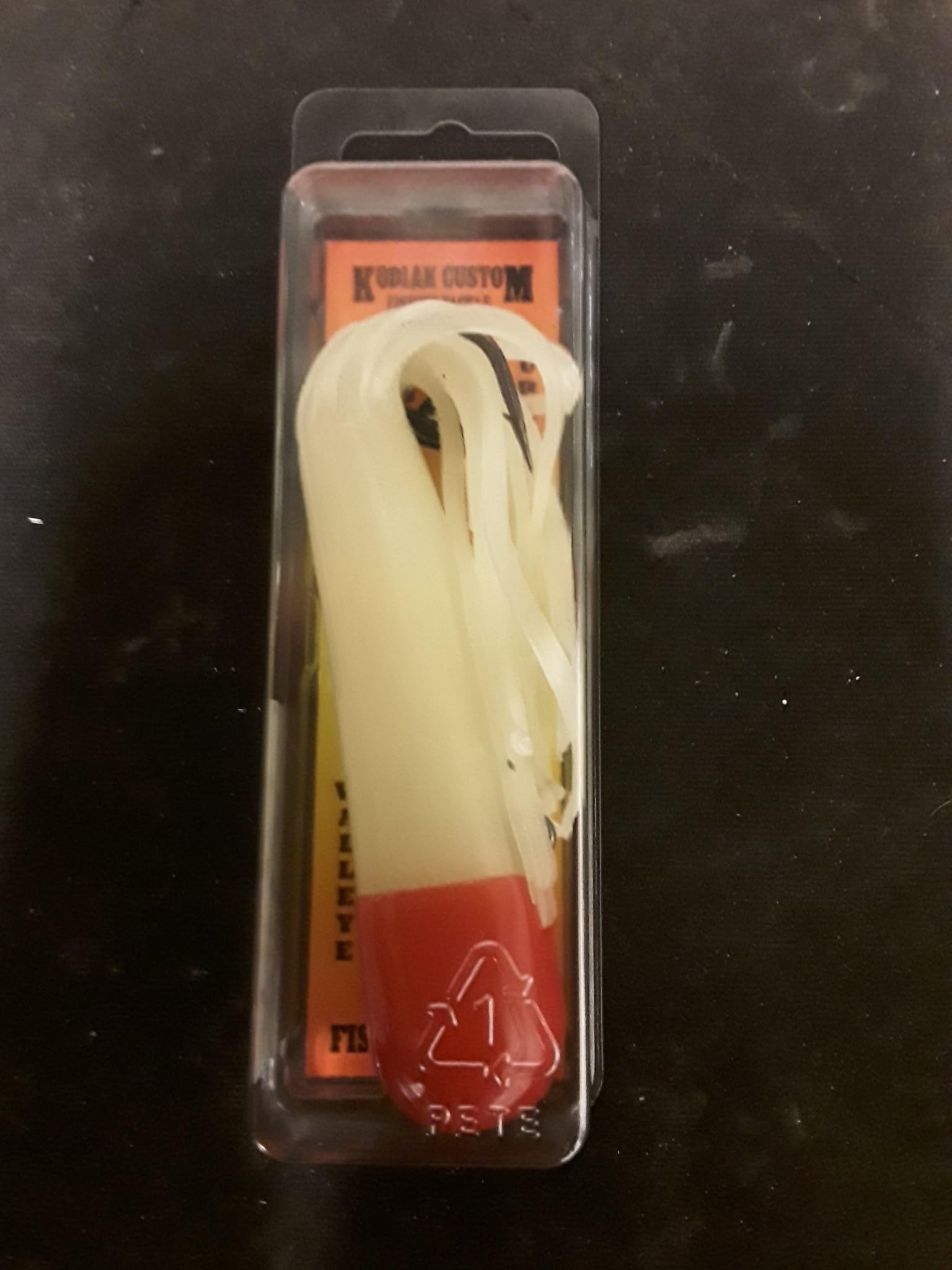 Kodiak 6" Tube Jig WH/RE 0.5oz