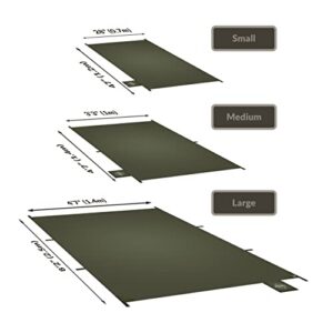 onewind Tent Footprint, 4000mm Waterproof Rate PU Coating, 98" *55" Ultralight Camping Tarp Tent Floor Ground Sheet with Carry Bag for Backpacking, Hiking, Camping, Picnic, Ground