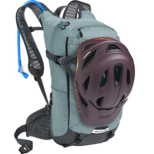 CamelBak Women's M.U.L.E. Pro 14 Bike Hydration Backpack 100oz - Body Mapping Technology, Mineral Blue/Charcoal