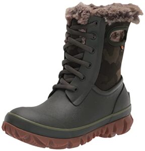 bogs arcata tonal camo - dark green - 10