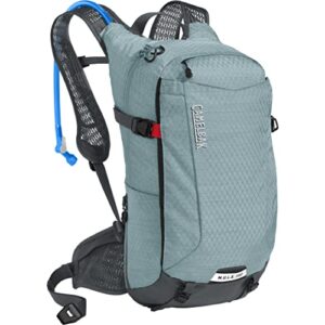 camelbak women's m.u.l.e. pro 14 bike hydration backpack 100oz - body mapping technology, mineral blue/charcoal