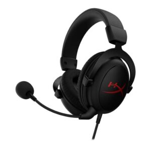 hyperx cloud core usb gaming headset, dts headphone:x spatial audio, detachable noise-cancelling mic, comfortable memory foam, durable aluminum frame for pc, xbox series x|s, xbox one, black (renewed)