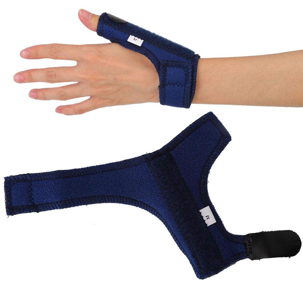 Breathable Thumb Stabilizer Support Brace, Thumb Spica Splint, for Easing Pain Fixing Thumb Knuckle(M)