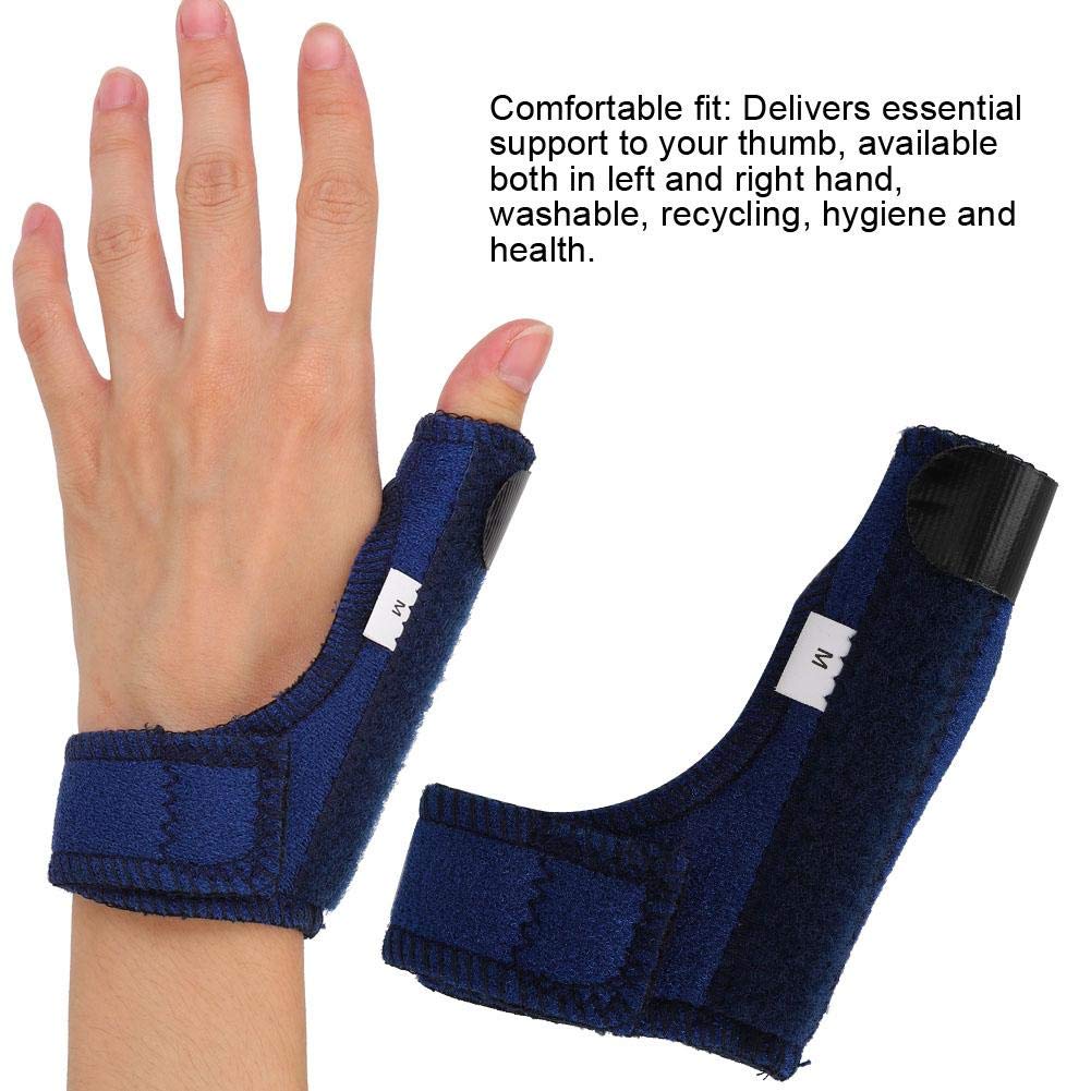 Breathable Thumb Stabilizer Support Brace, Thumb Spica Splint, for Easing Pain Fixing Thumb Knuckle(M)