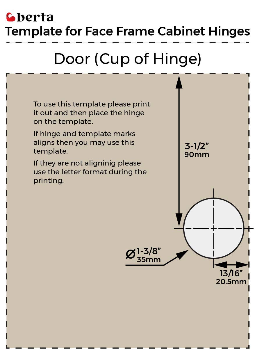 Berta (40 Pieces) 1/2 inch Overlay Soft Closing Face Frame Cabinet Hinges, 105 Degree 6-Ways 3-Cam Adjustment Concealed Kitchen Cabinet Door Hinges with Screws (1/2 in. Overlay, 40 Pieces)