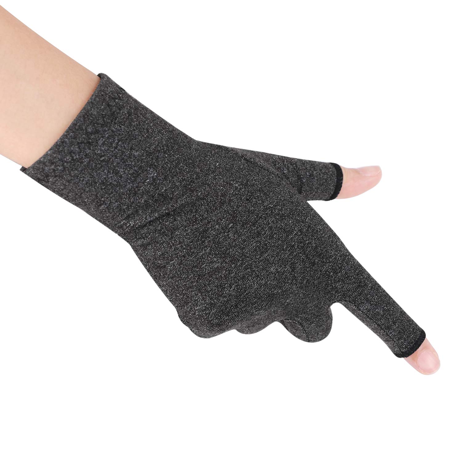 1 pair Compression Arthritis Gloves Breathable Anti-inflammatory Gloves - Alleviate Rheumatoid Pains Ease Muscle Tension Relieve Ache Promote Healing