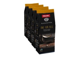 miele black edition one for all hand-selected & hand-roasted whole coffee beans - usda organic, fair trade certified - 8.8 oz (250g)