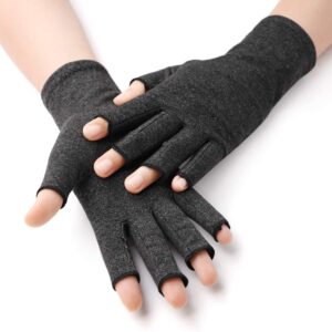 1 pair Compression Arthritis Gloves Breathable Anti-inflammatory Gloves - Alleviate Rheumatoid Pains Ease Muscle Tension Relieve Ache Promote Healing