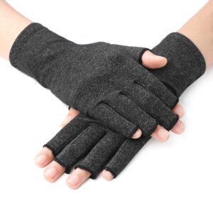 1 pair compression arthritis gloves breathable anti-inflammatory gloves - alleviate rheumatoid pains ease muscle tension relieve ache promote healing