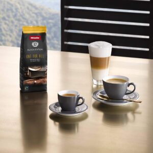 Miele Black Edition One For All Hand-Selected & Hand-Roasted Whole Coffee Beans - USDA Organic, Fair Trade Certified - 8.8 oz (250g)