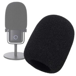 windscreen for elgato wave 1 microphone - professional mic foam covers pop filter compatible with elgato wave:1 streaming microphone to blocks out plosives by youshares