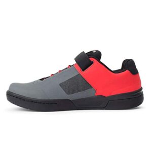 Crank Brothers Stamp Speedlace Cycling Shoe Grey/Red, 11.0