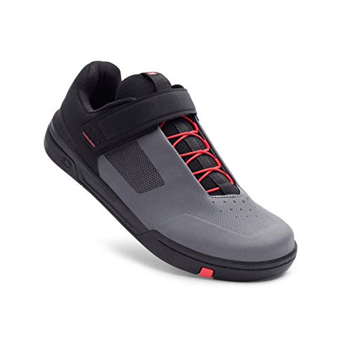 Crank Brothers Stamp Speedlace Cycling Shoe Grey/Red, 11.0