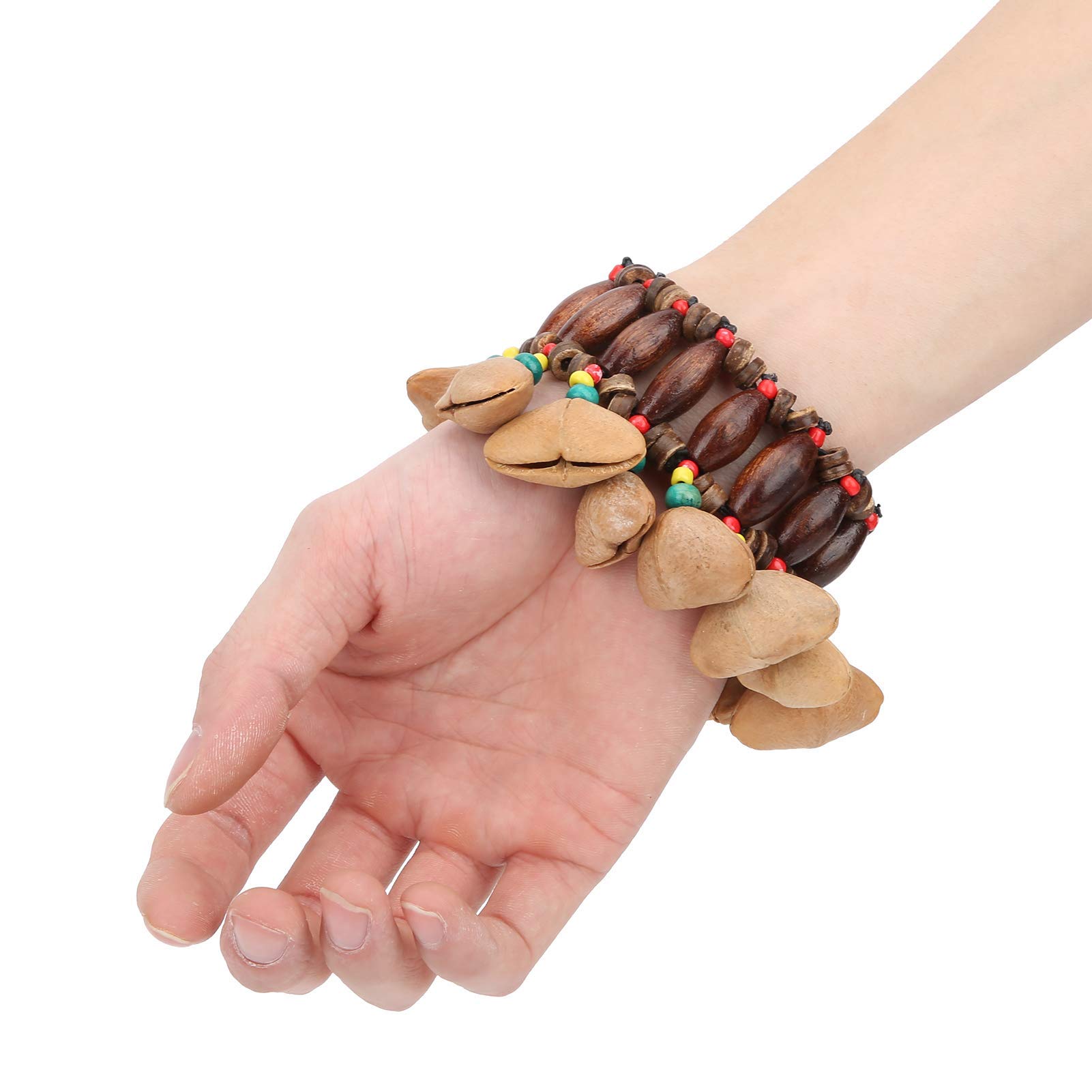 RiToEasysports African Nut Shell Bracelets,African Tribal Bracelet African Tribal Drum Bracelet