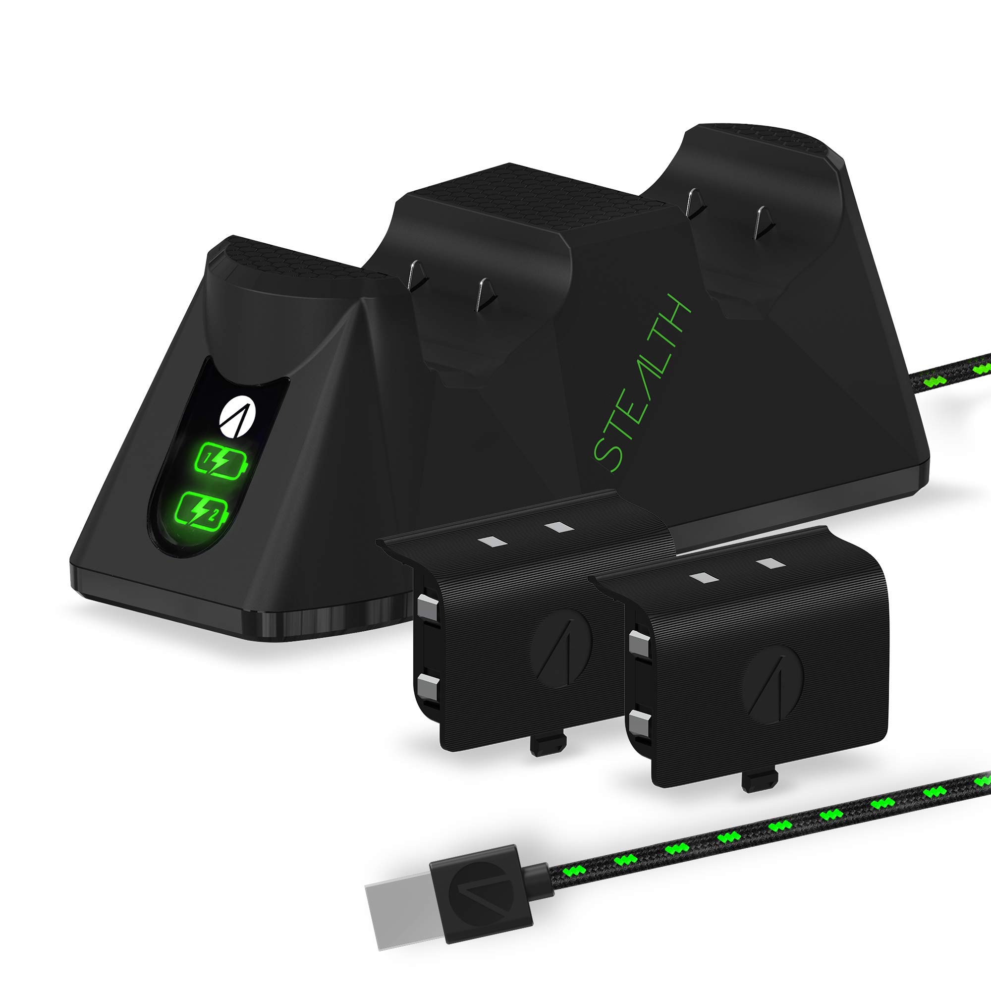 Stealth Sx-C100 X Twin Charging Dock for Xbox Series X/S - Black (Xbox Series X)