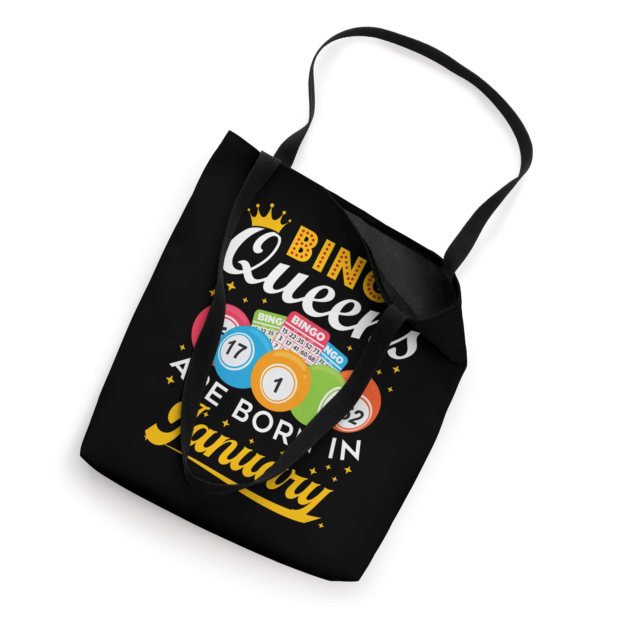 Bingo Birthday Bingo Queens Are Born in January Tote Bag