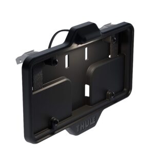 thule license plate holder, black