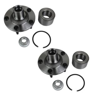 autoround 518515 pair front wheel hub and bearing assembly compatible with ford escape 2001-2012, mazda tribute 2001-2011, mercury mariner 2005-2011 5 lugs