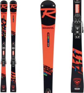 rossignol hero athlete multievent kids skis 141cm