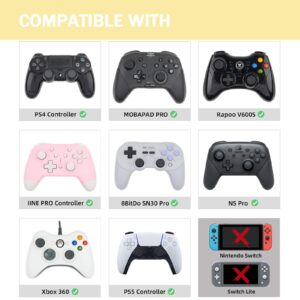 6Pcs Analog Thumb Grip Stick Cover, Wireless Controllers Game Remote Joystick Cap, Fantastic Non-Slip Silicone Handle Protection Cover for PS5/PS4/Xbox one/360/Nintendo Switch PRO