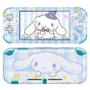 dlseego switch lite skin pretty pattern full wrap skin protective film sticker design for nintendo switch lite- blue dog