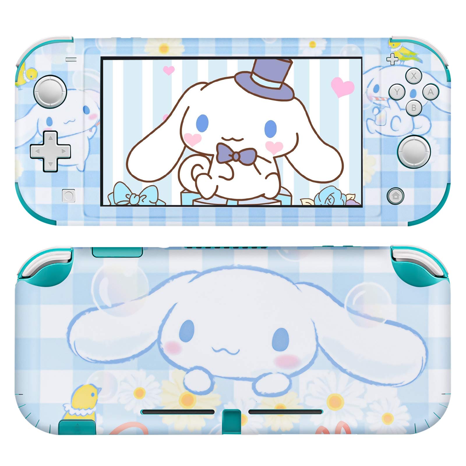 DLseego Switch Lite Skin Pretty Pattern Full Wrap Skin Protective Film Sticker Design for Nintendo Switch Lite- Blue Dog