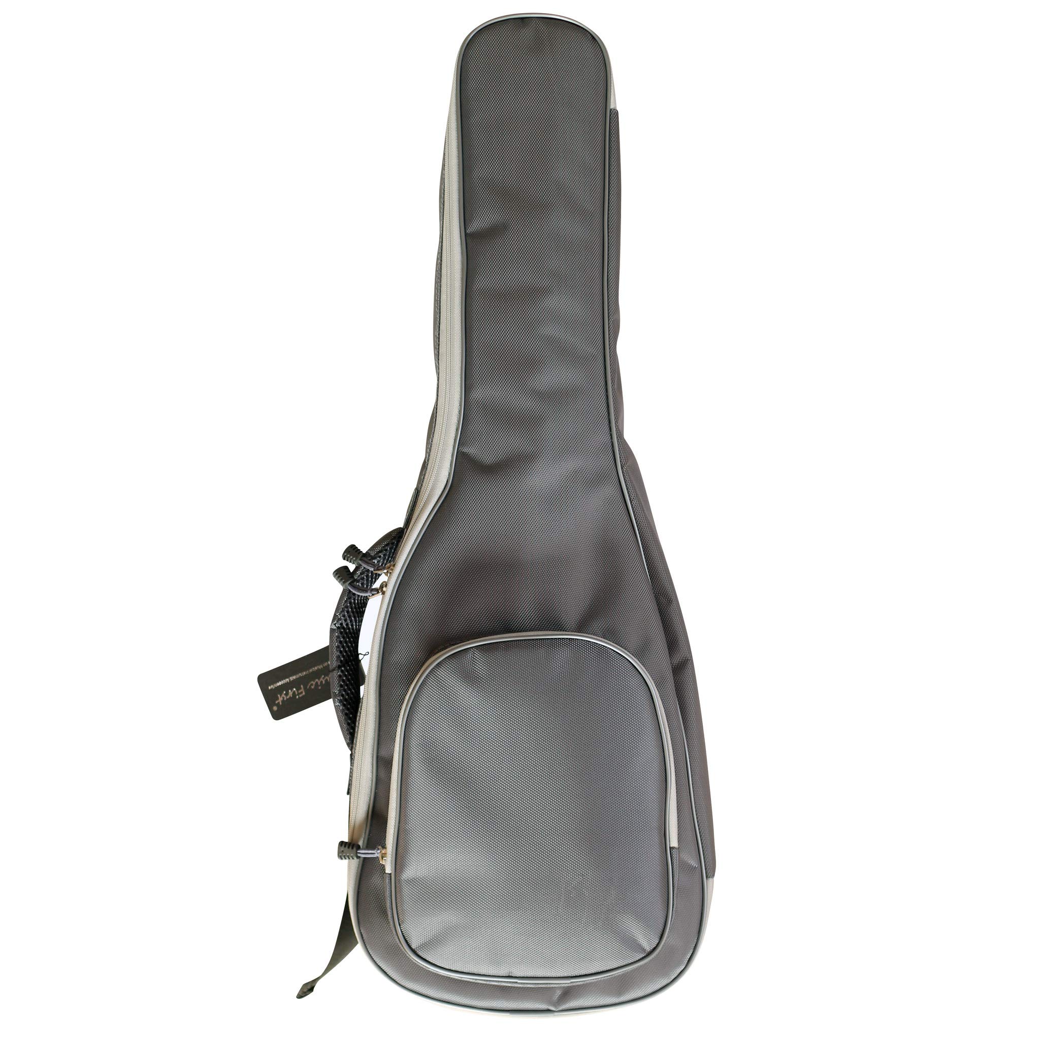 MUSIC FIRST Original Design, Fit for 3/4 and 4/4 Full Size Violin, Waterproof, 18mm Padded Space Grey Ballistic Nylon Violin Bag, Soft Violin Case, Violin Backpack, Max bow length 74cm (29 inch)